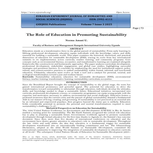 Sanchana Curricular Integration Of Sustainability And Esg Principles In