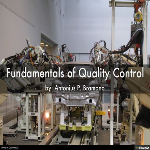Fundamentals of Quality Control | PDF