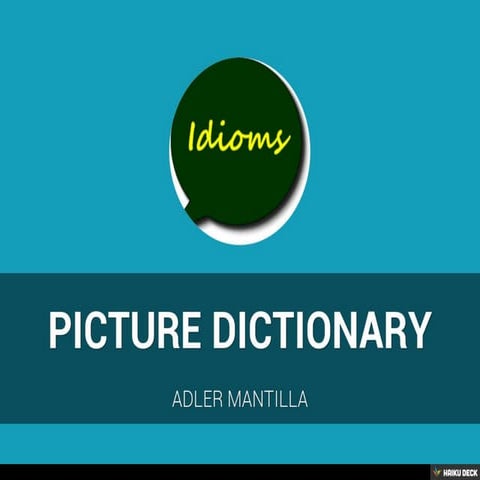 PICTURE DICTIONARY | PDF