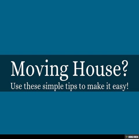 Moving House? | PDF