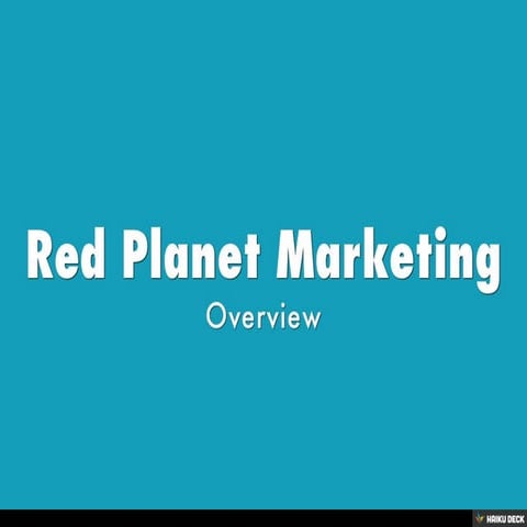 Red Planet Marketing | PPT