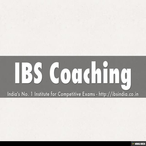IBS Coaching | PPT
