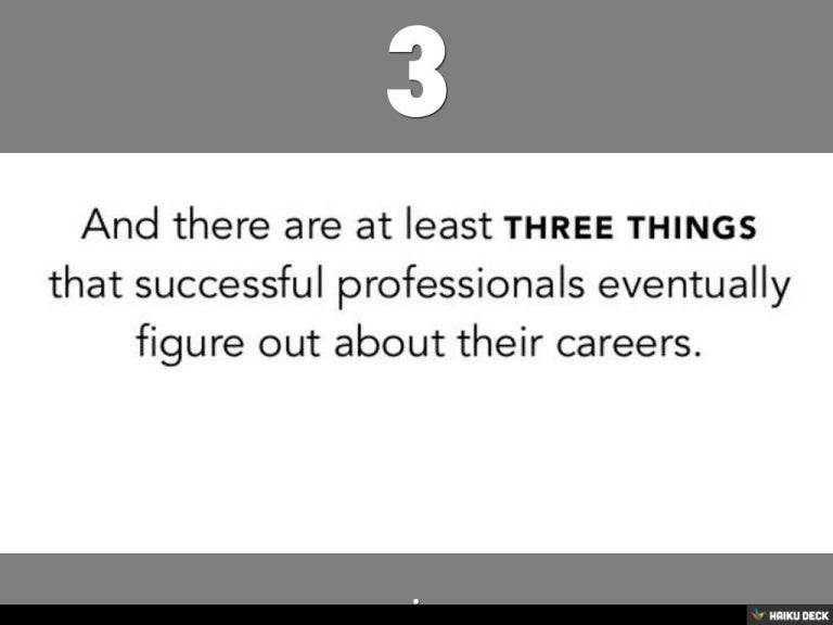 3 THINGS YOU SHOULD KNOW