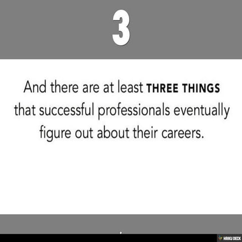 3 THINGS YOU SHOULD KNOW | PPT