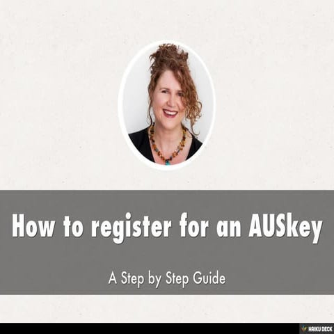 How to register for an AUSkey | PDF | Technology & Computing
