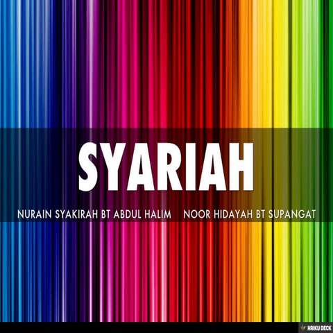 SYARIAH | PDF