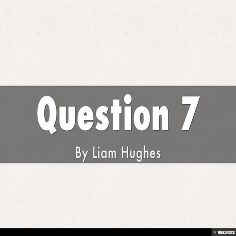 Question 7 | PDF