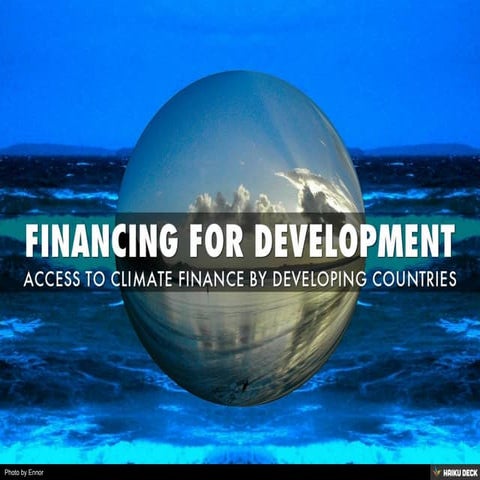 FINANCING FOR DEVELOPMENT | PDF