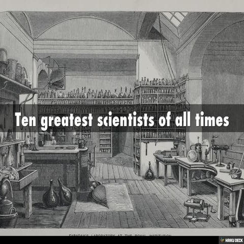 Ten greatest scientists of all times | PPT