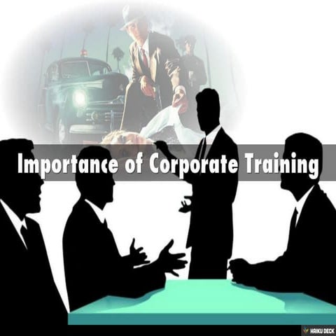 Importance of Corporate Training | PDF