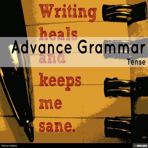 Advance Grammar | PDF