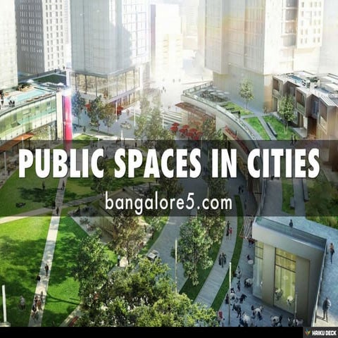 PUBLIC SPACES IN CITIES | PDF