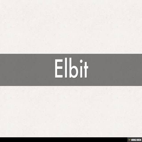 Elbit Space Solutions | PDF
