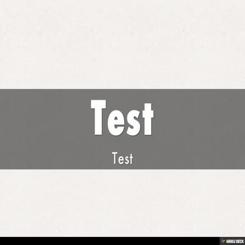 Testing | PPT