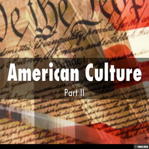 American Culture | PPT