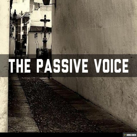 passive voice presentation , slides explanation | PPT