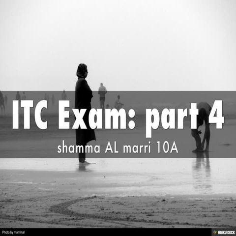 ITC Exam: part 4 | PDF