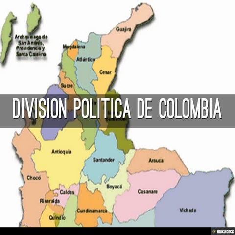 division politica de colombia | PDF