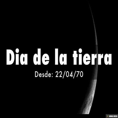 Dia de la tierra | PPT
