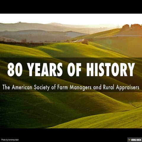80 Years of History - Pitch | PPT