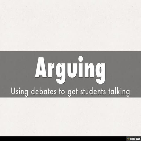 Arguing | PPT