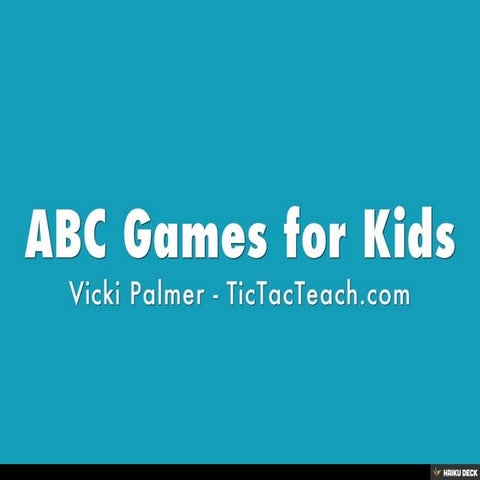 ABC Games for Kids | PPT