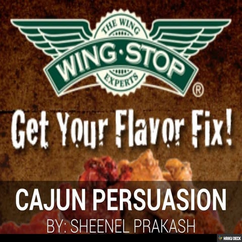 Wingstop pitch | PDF