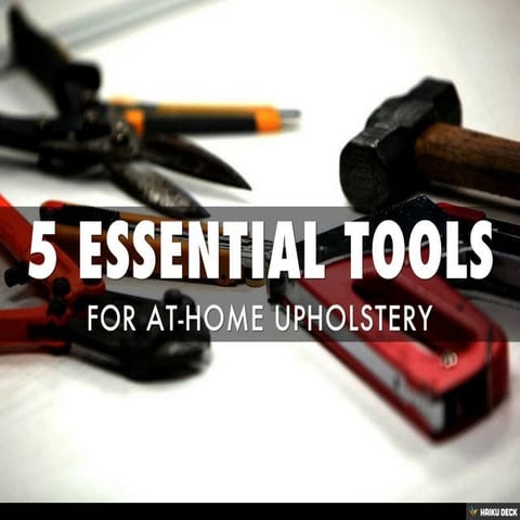 5 ESSENTIAL TOOLS | PPT
