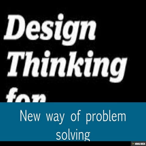 Design Thinking | PPT