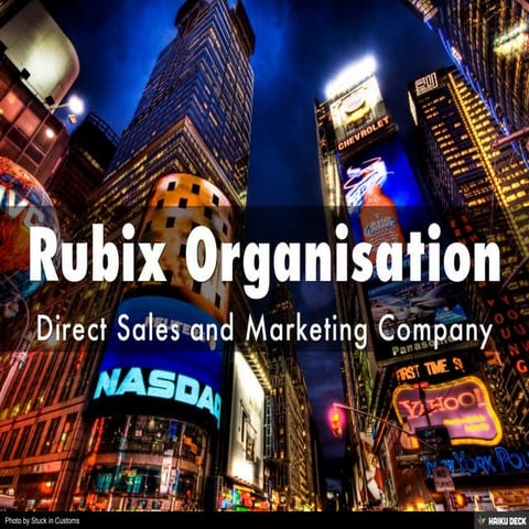 Rubix Organisation | PPT