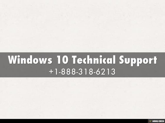 Windows 10 Support Number | PPT