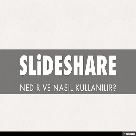 SLiDESHARE | PPT