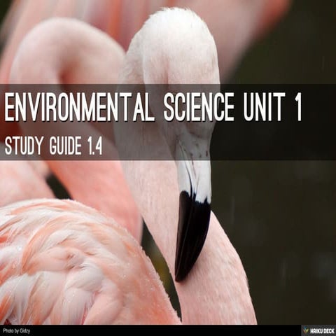 Environmental science unit 1 | PDF