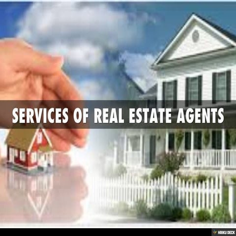 SERVICES OF REAL ESTATE AGENTS | PDF