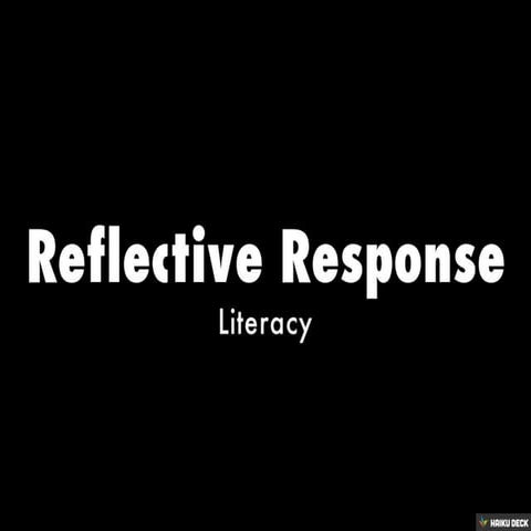 Reflective Response | PDF