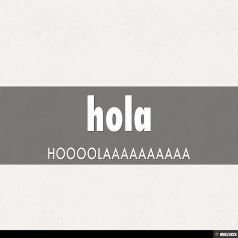 hola | PPT