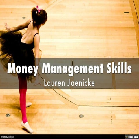 Money Management Skills | PDF