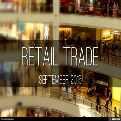 Retail trade, September 2015 | PDF