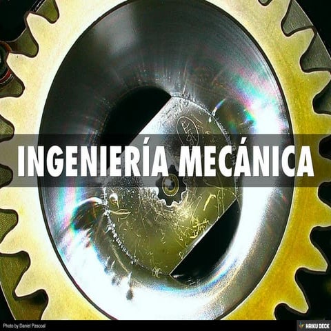 INGENIERÍA MECÁNICA | PDF