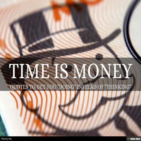 Time is money | PDF