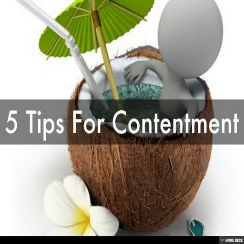 5 Tips For Contentment | PDF