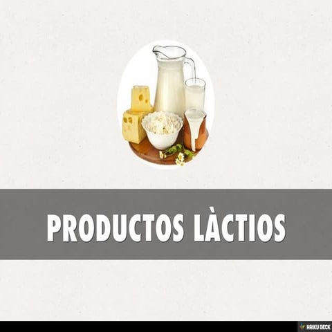 PRODUCTOS LÀCTIOS | PDF