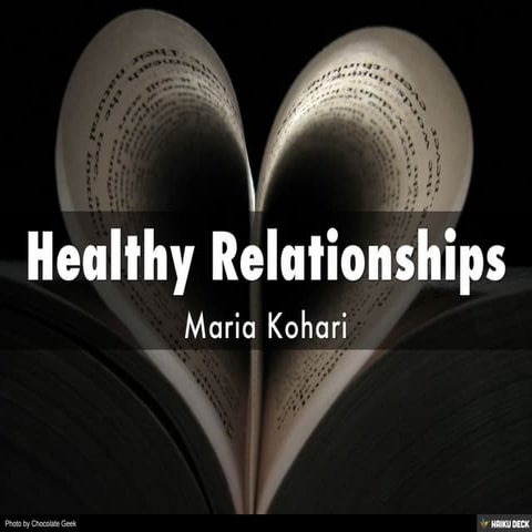 Healthy Relationships | PDF