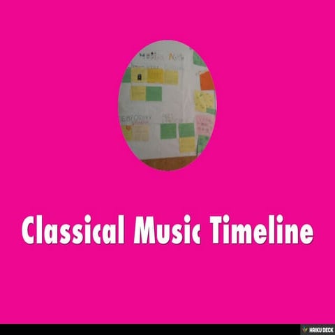 Classical Music Timeline | PDF
