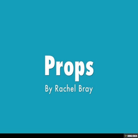 Props | PDF