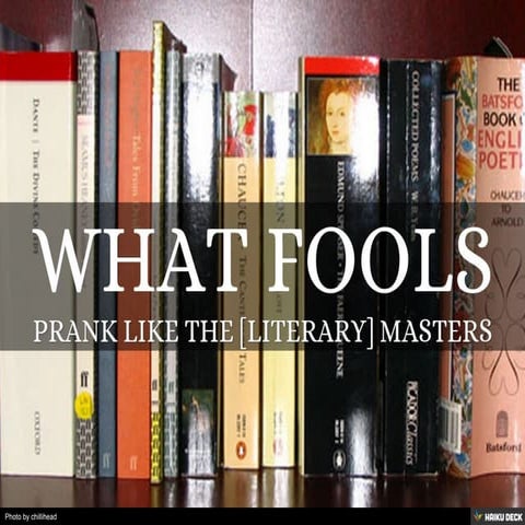 April Fools, Literary Style | PDF