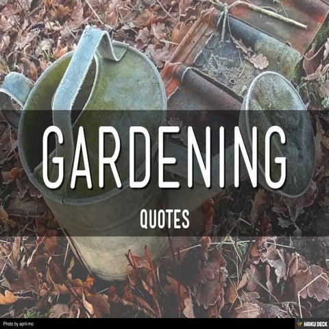 Gardening | PDF