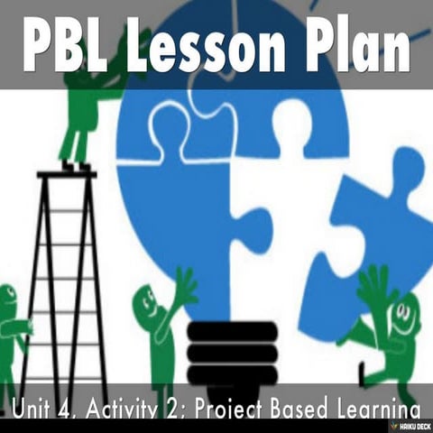 PBL Lesson Plan | PPT
