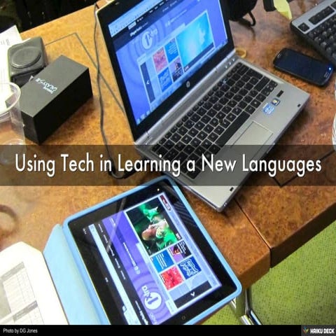 Using Tech in Learning a New Languages | PDF