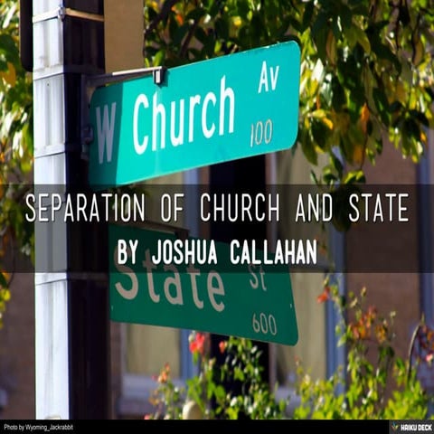 Separation of Church and State | PDF